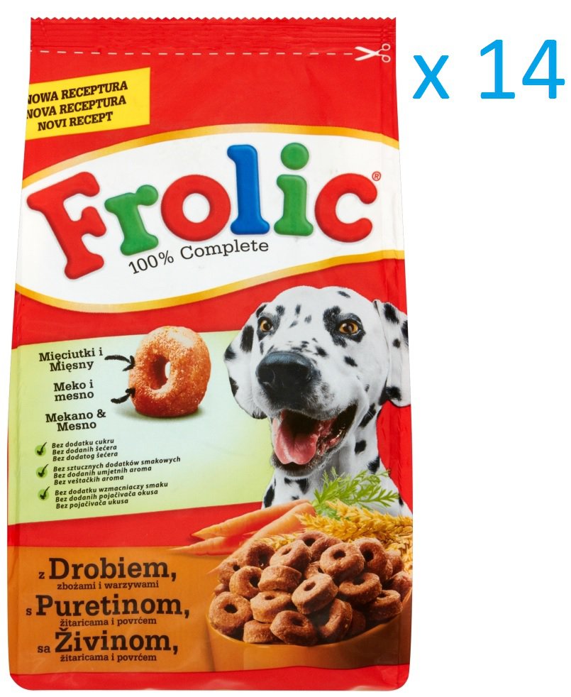 FROLIC Drób i warzywa i zboża 0.5 kg x14 - cena a recenzie - FROLIC ...