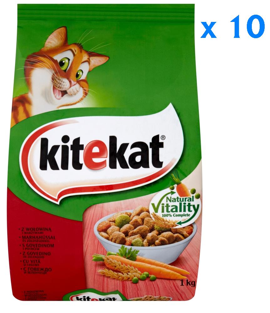 KITEKAT Wołowina i warzywa 1 kg x10 - cena a recenzie - KITEKAT - FERA.SK